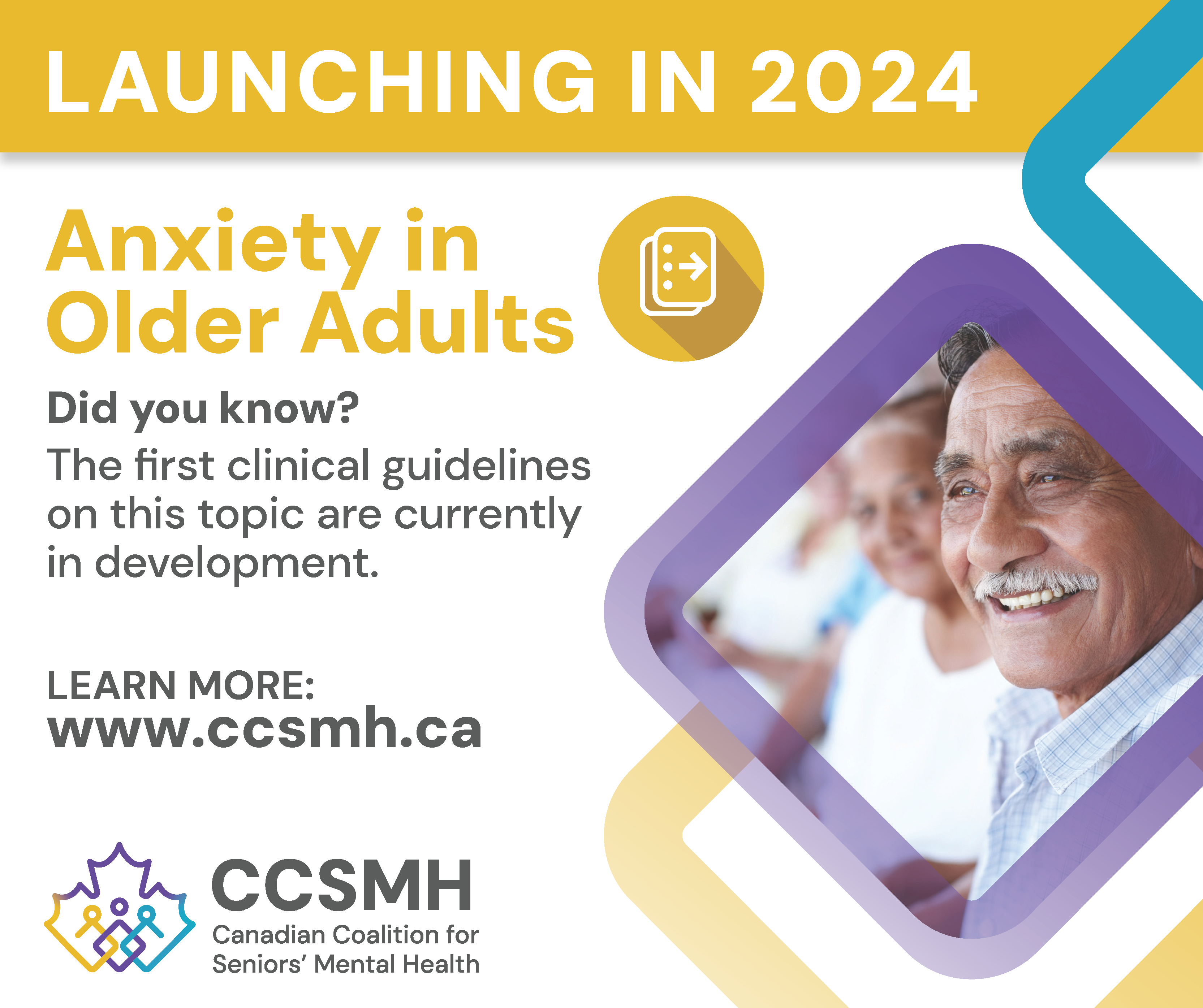 Anxiety - Guidelines - Canadian Coalition for Seniors' Mental Health